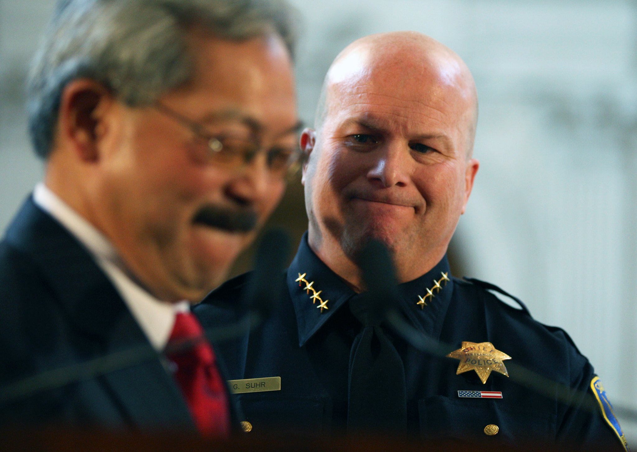 Suhr has gotten over ouster as SF police chief