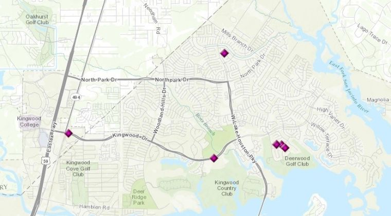 HPD Kingwood weekly crime summary