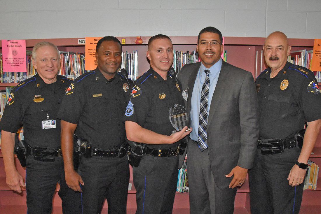 Thornton staff, officers recognize CFPD sergeant for support