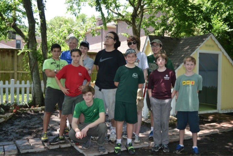 Troop 55 Eagle Scout project spruces up St. Andrew’s children’s garden