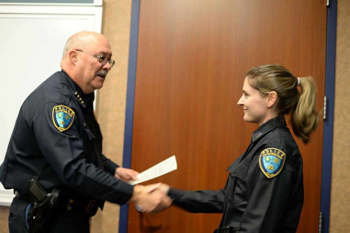 Deer Park Police Department welcomes new officer, employees at ceremony