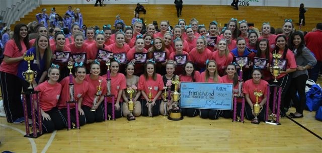 Wranglerettes sweep first team competition
