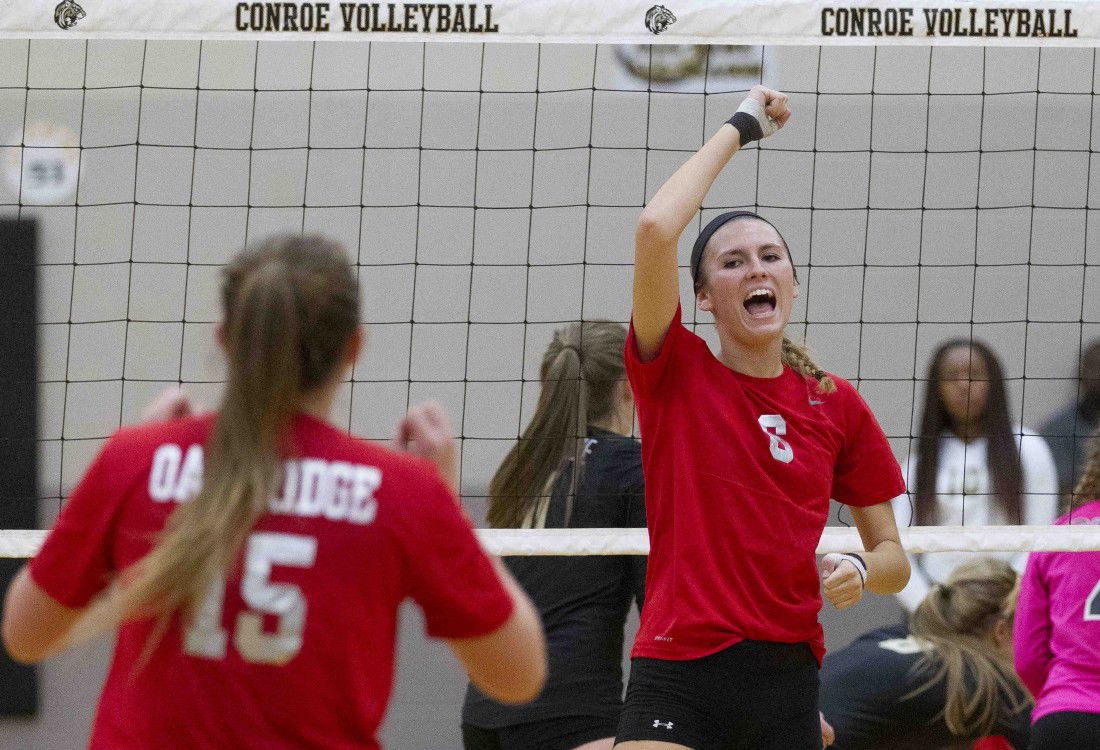 VOLLEYBALL: Oak Ridge sweeps Conroe in district opener