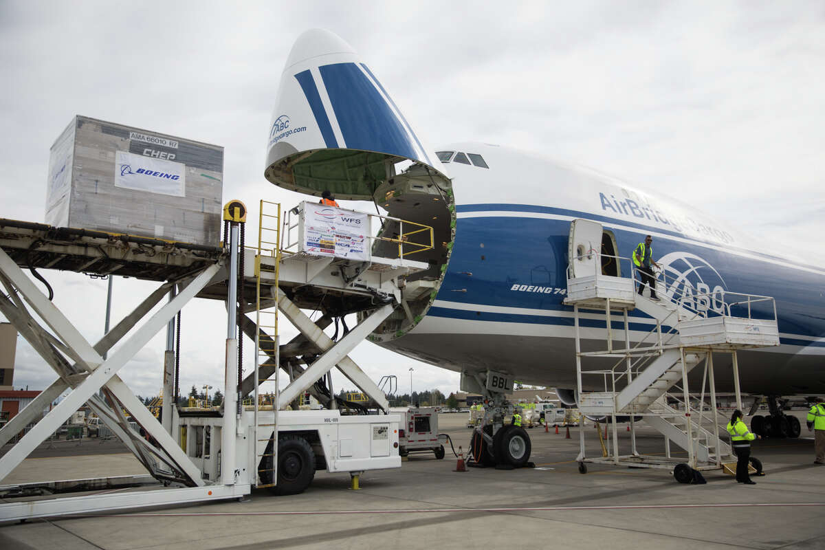 Photos: New 747 cargo service out of Sea-Tac