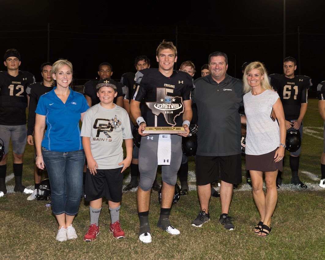 TAPPS FOOTBALL: Northland Christian quarterback Michael Massarella honored