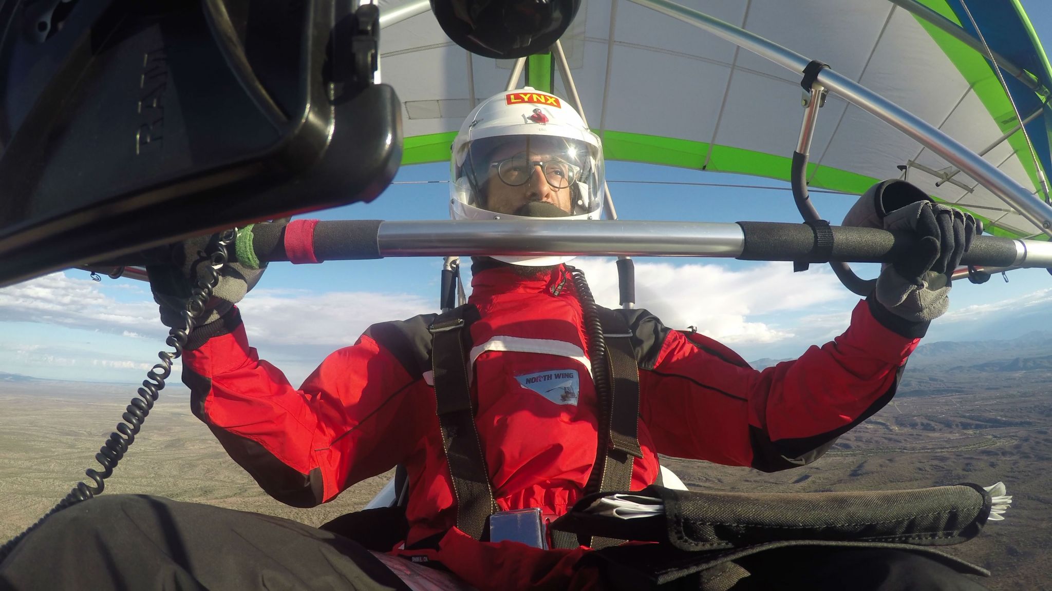 David Grabowski takes flight