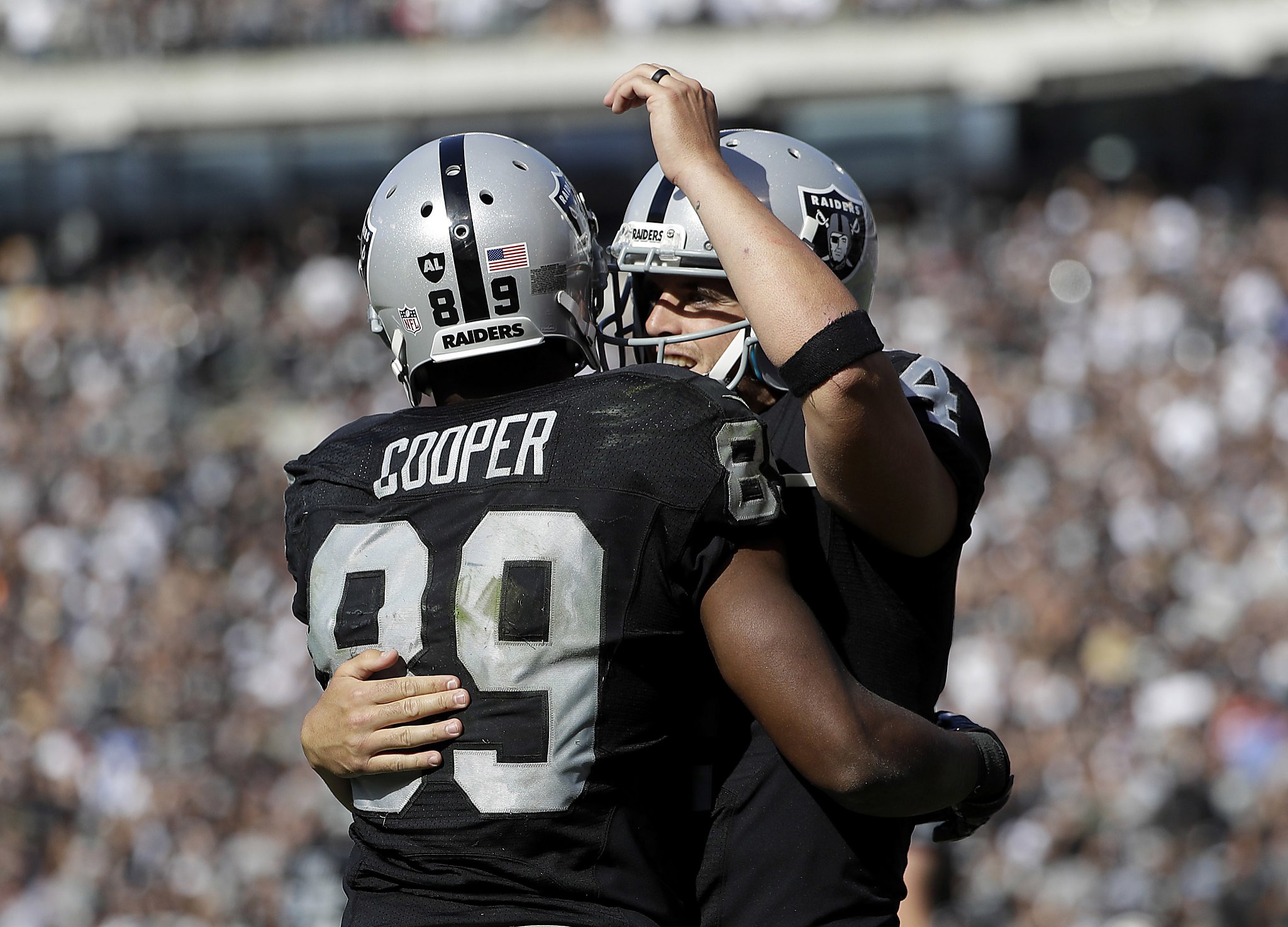 Raiders do just enough to tie for 1st