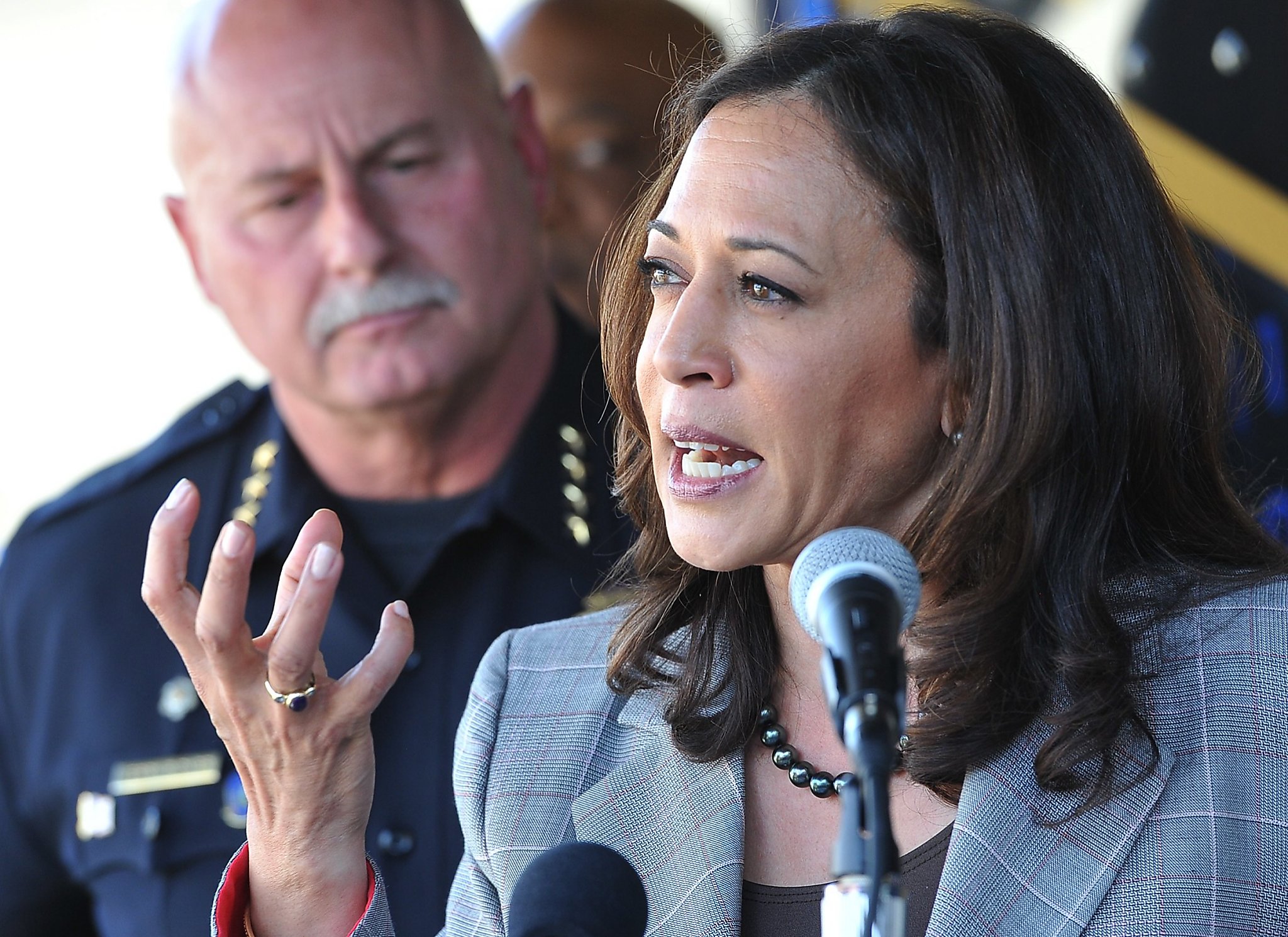 Harris rolls out TV ads as money for Senate campaign rolls in