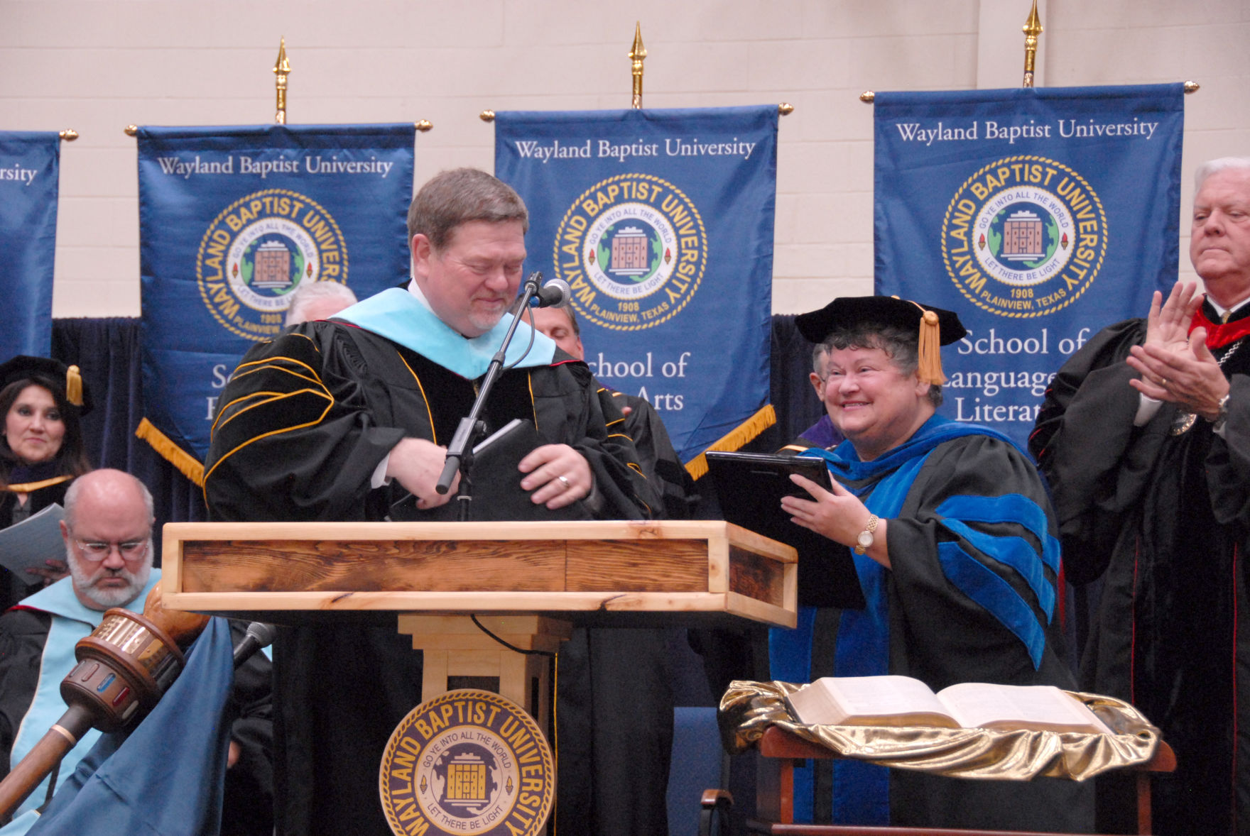 Wayland commencement recognizes graduates, honors Owens and Armes