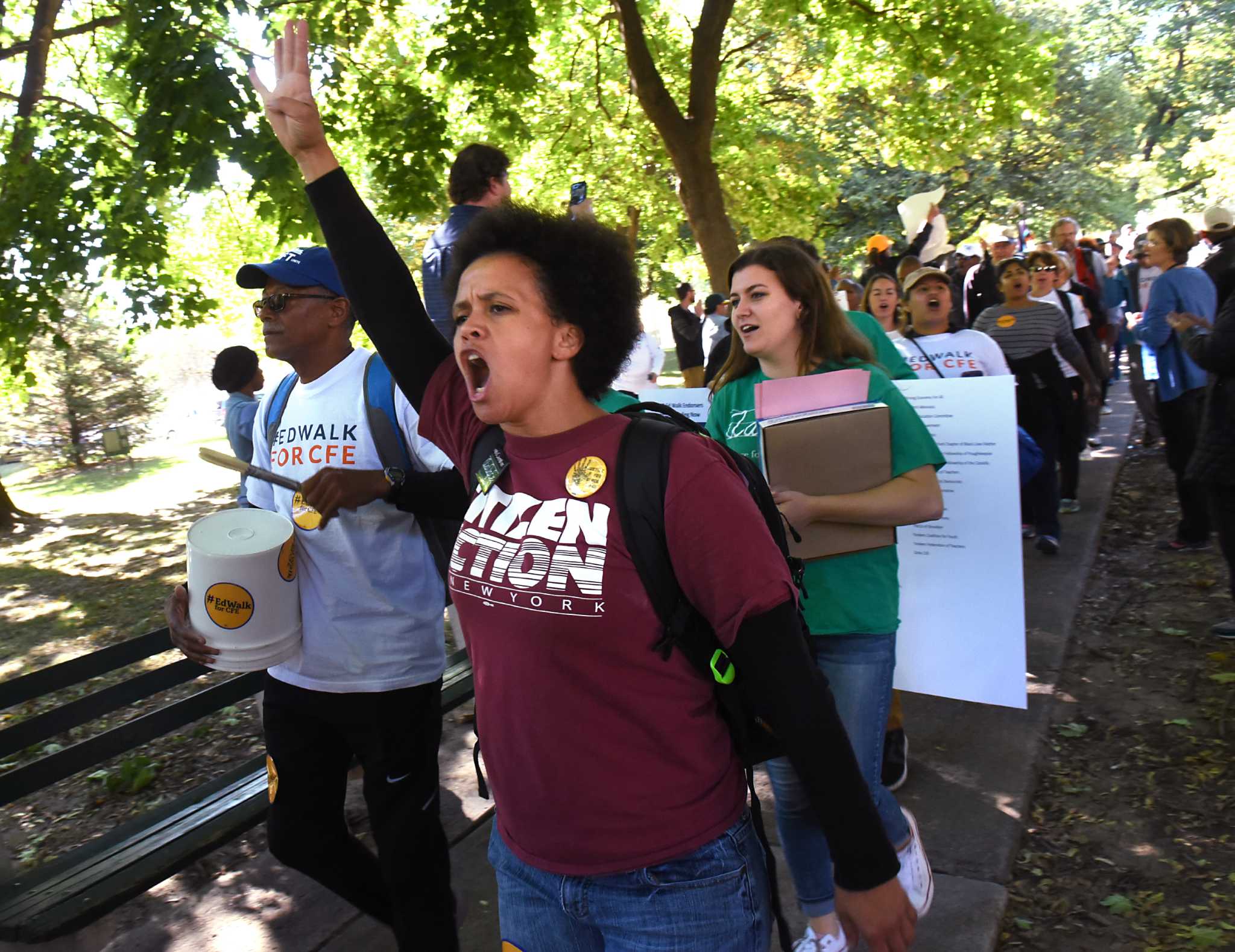 Photos: 'Ed Walk' advocates speak out in Albany