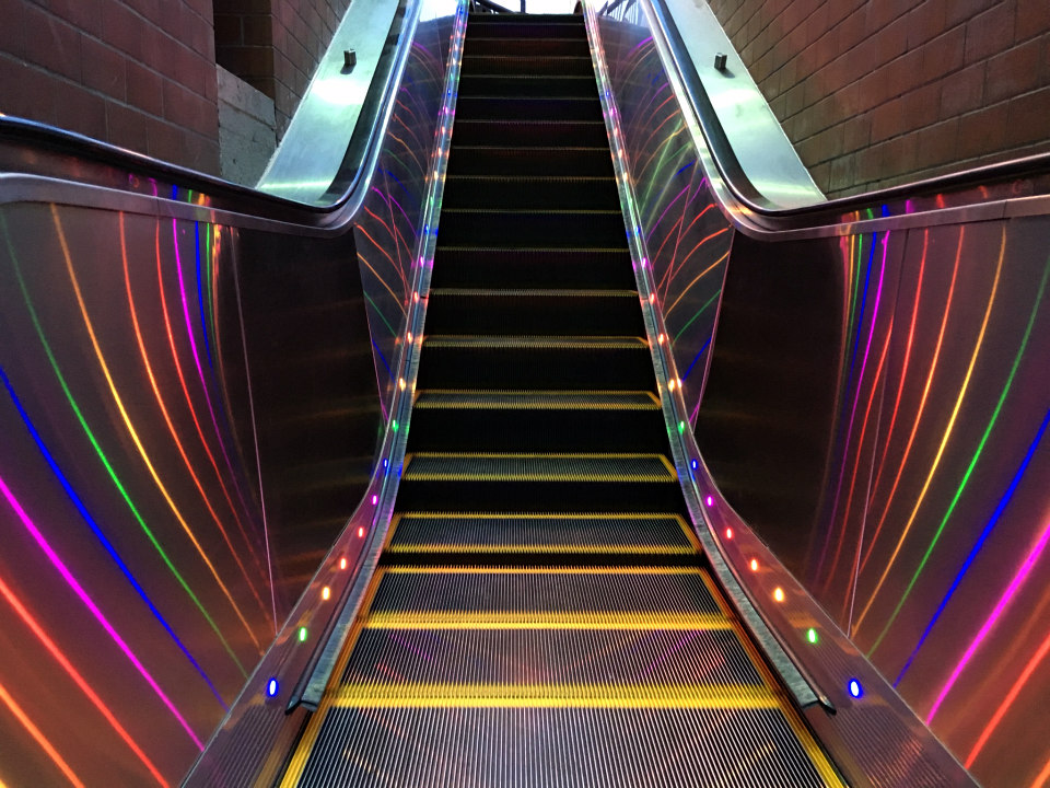 8 months after debut, Castro's rainbow escalator is already out of service