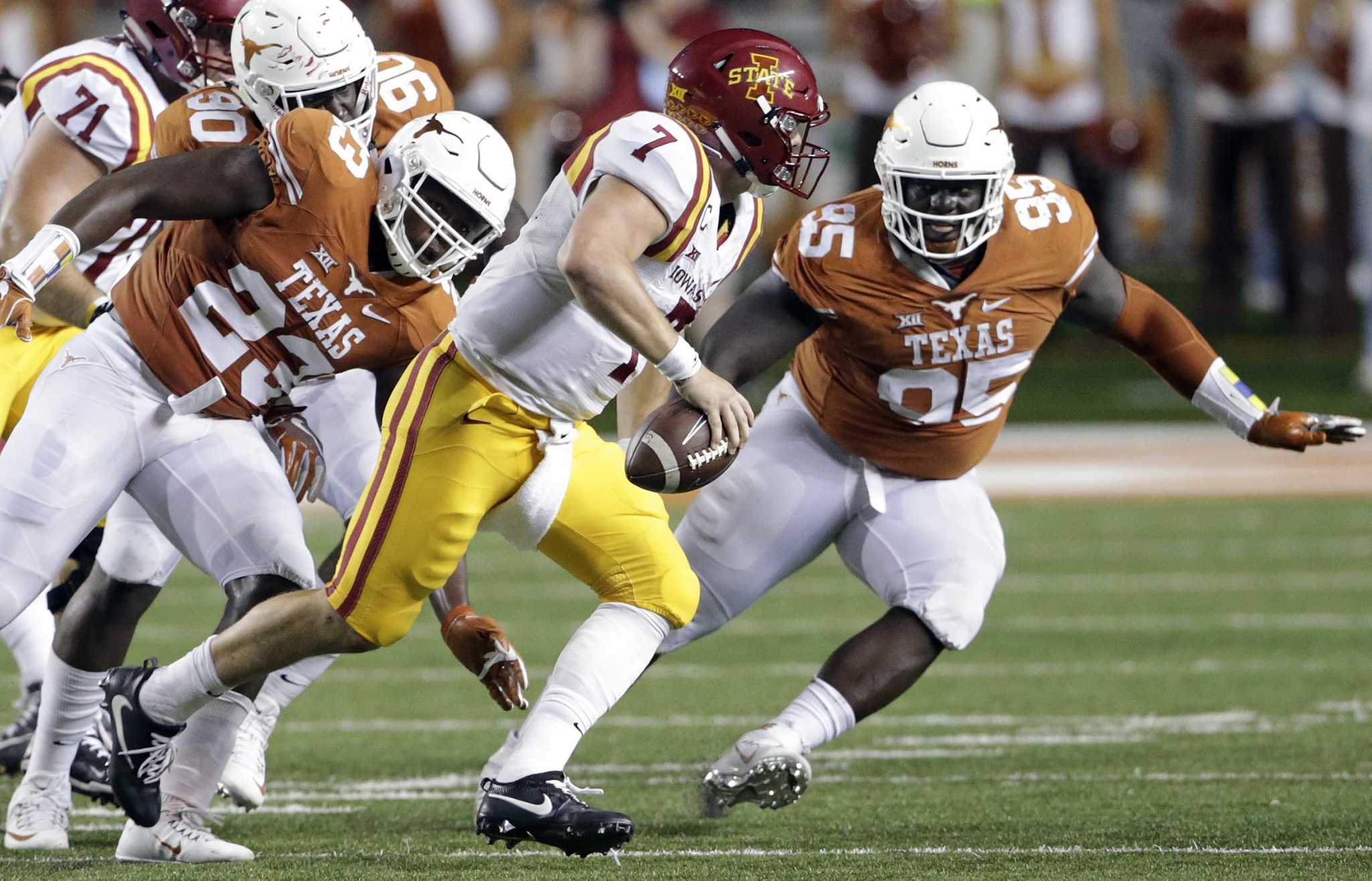 Texas' defensive line an area of concern for Tom Herman