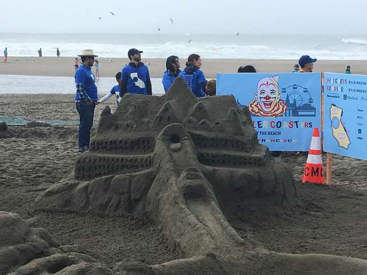 Massive sandcastles make a splash at annual Ocean Beach competition