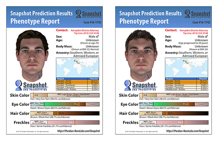 Massachusetts uses DNA test to predict a cold case killer's appearance