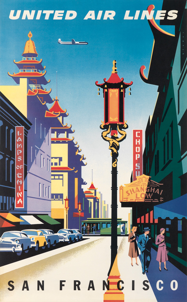 Lot of rare historic California travel posters up for auction