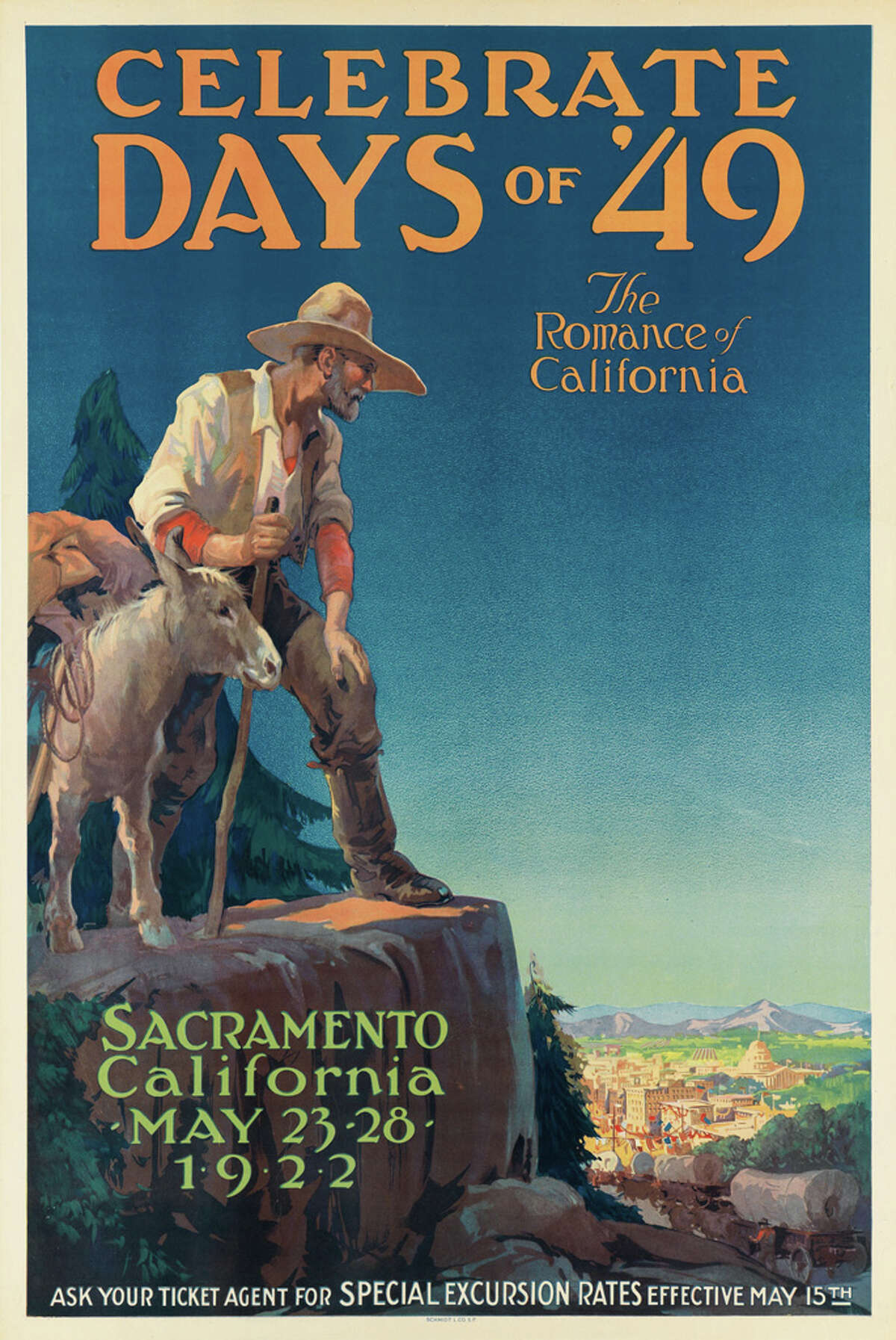Lot of rare historic California travel posters up for auction