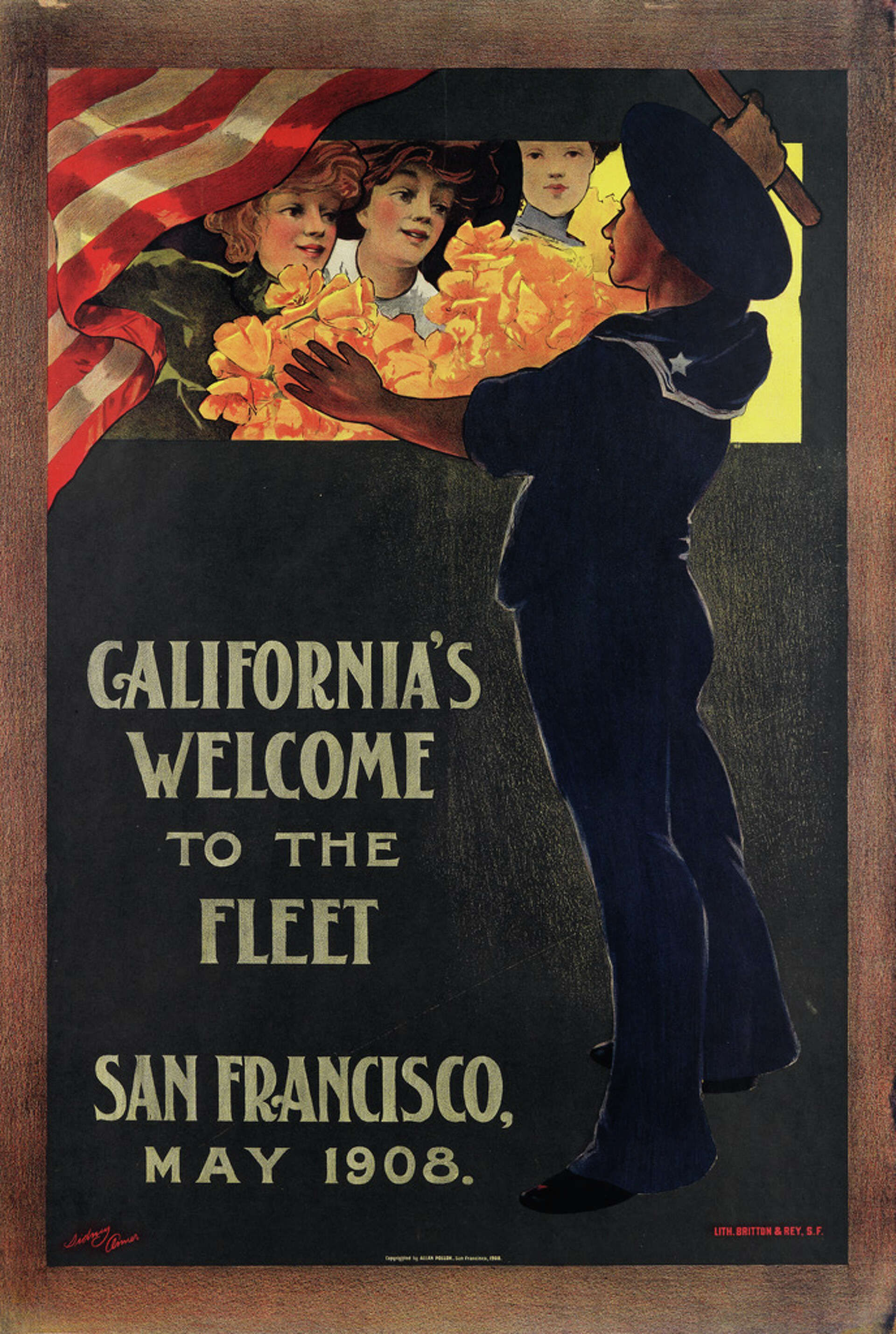 Lot of rare historic California travel posters up for auction