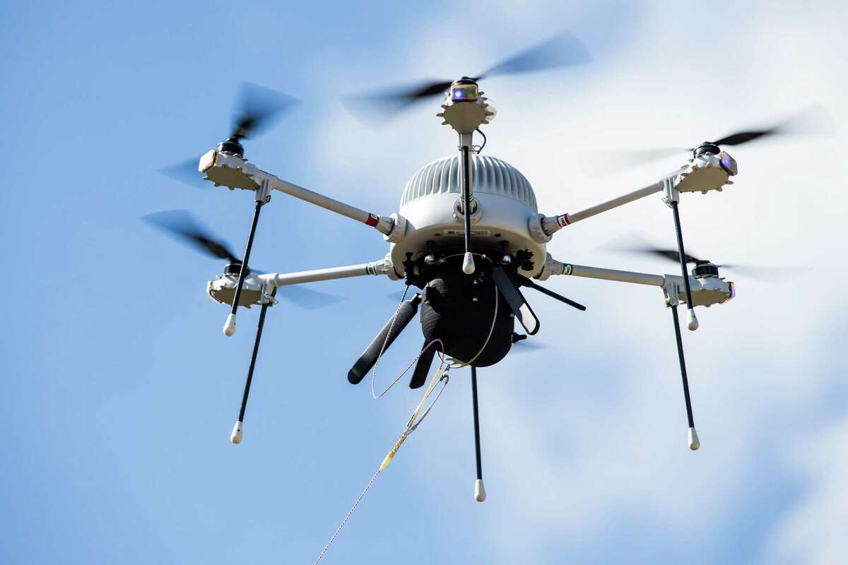 Tethered drone technology debuts at Houston Spaceport