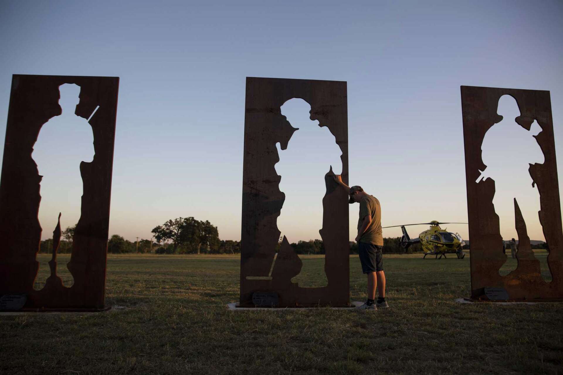 A memorial to veterans dead from suicide rises in Bandera