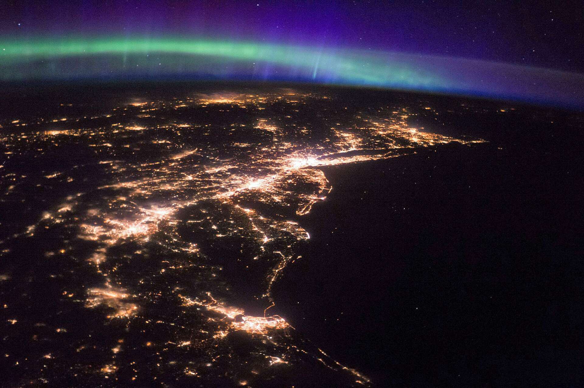 How Connecticut appears from outer space