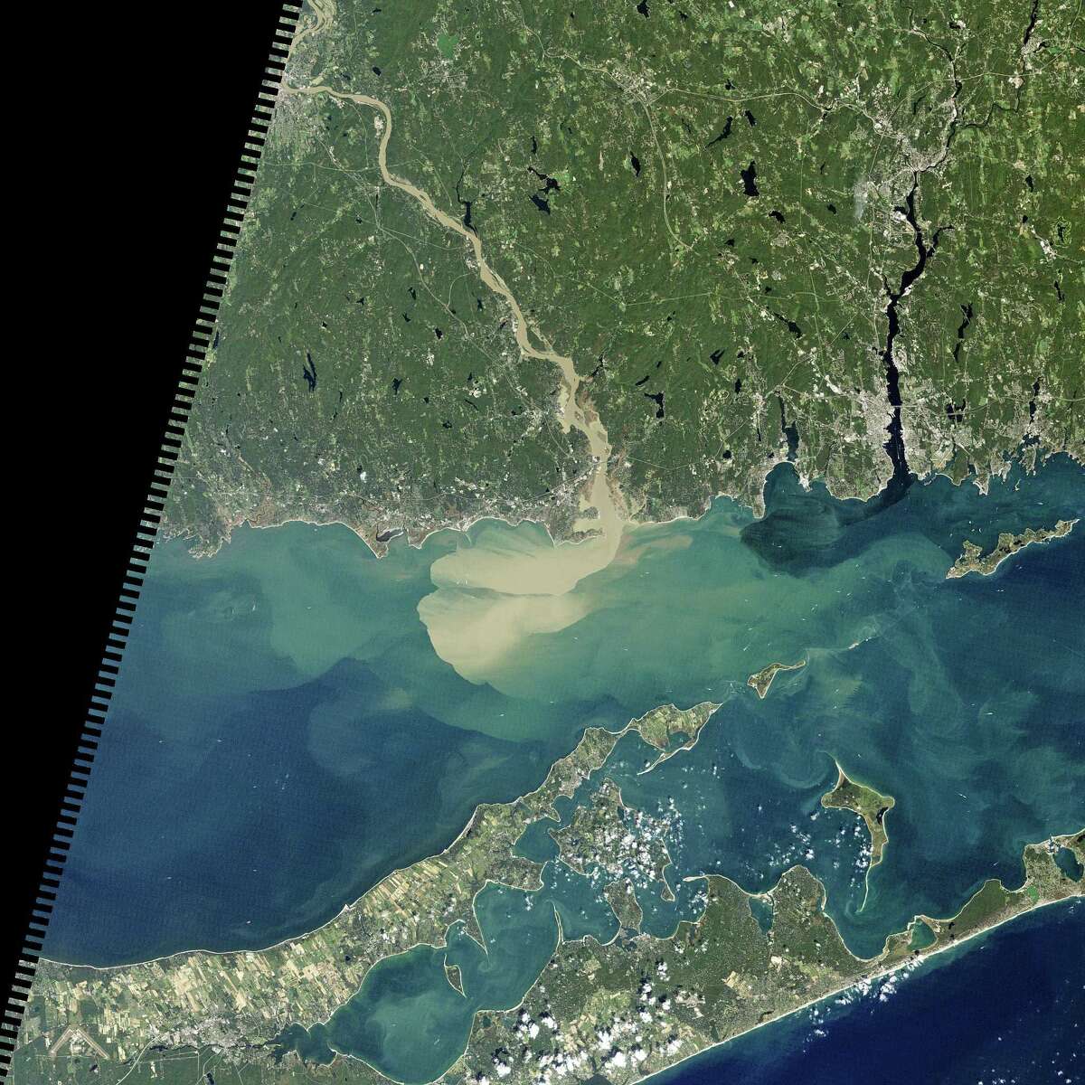How Connecticut appears from outer space