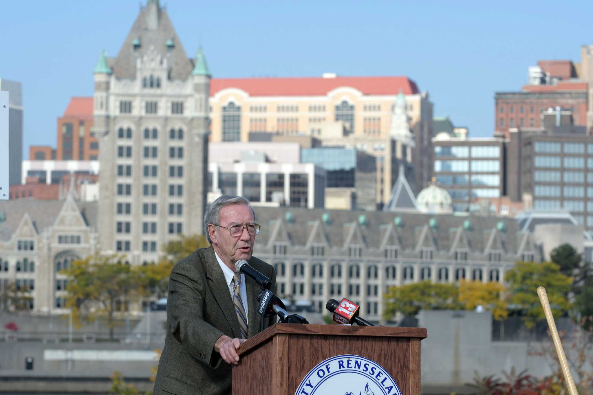 Rensselaer breaks ground on riverfront esplanade