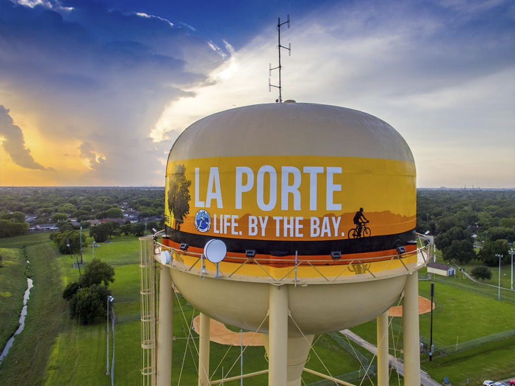 La Porte water tower is finalist for '2016 Tank of the Year'