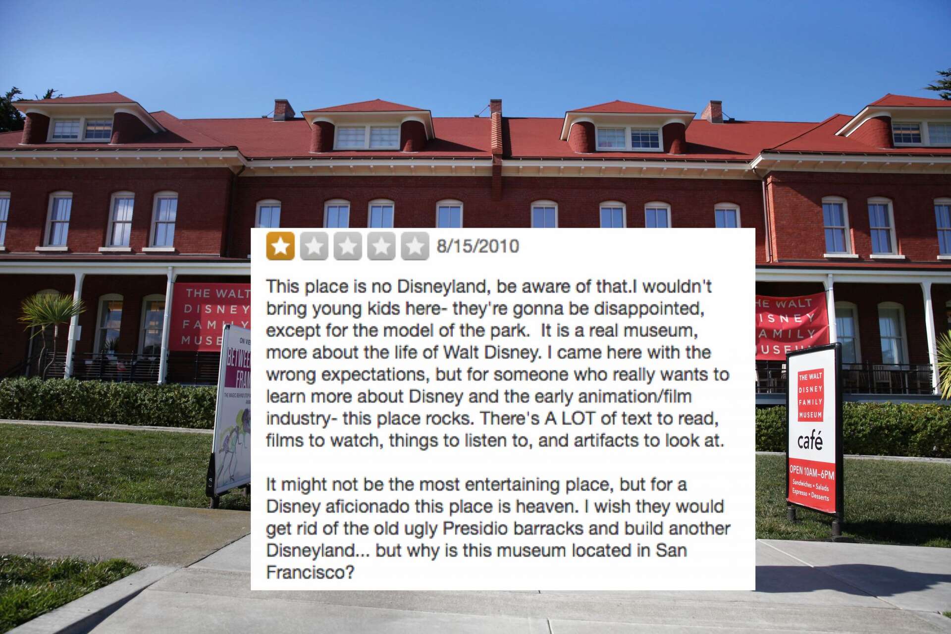 The funniest Yelp reviews trashing beloved Bay Area museums