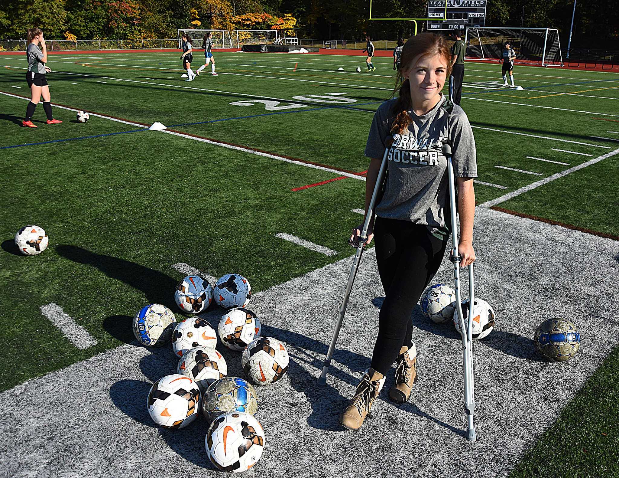 Injured senior Thibault remains a positive force