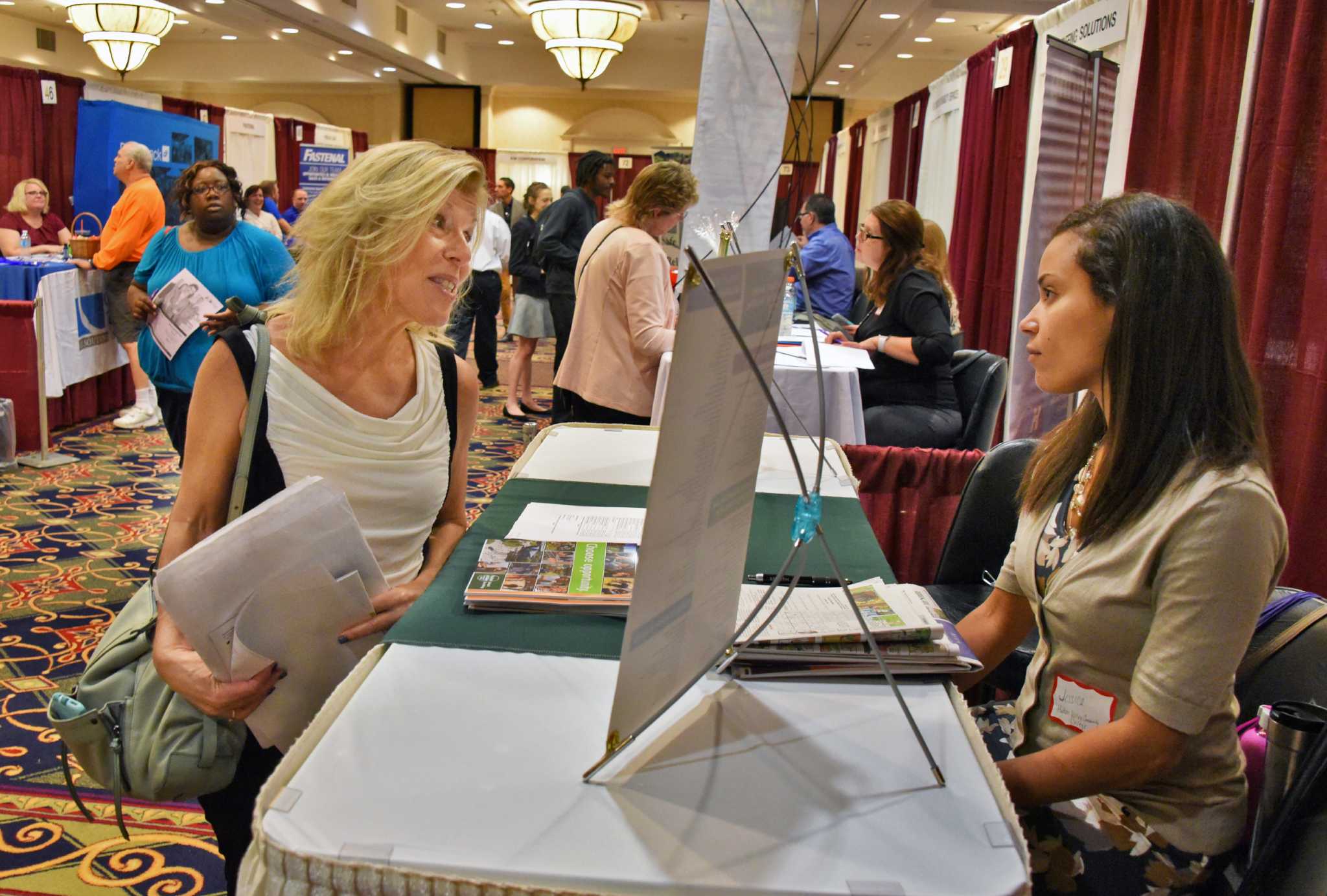 Job fair attracts more employers, fewer workers