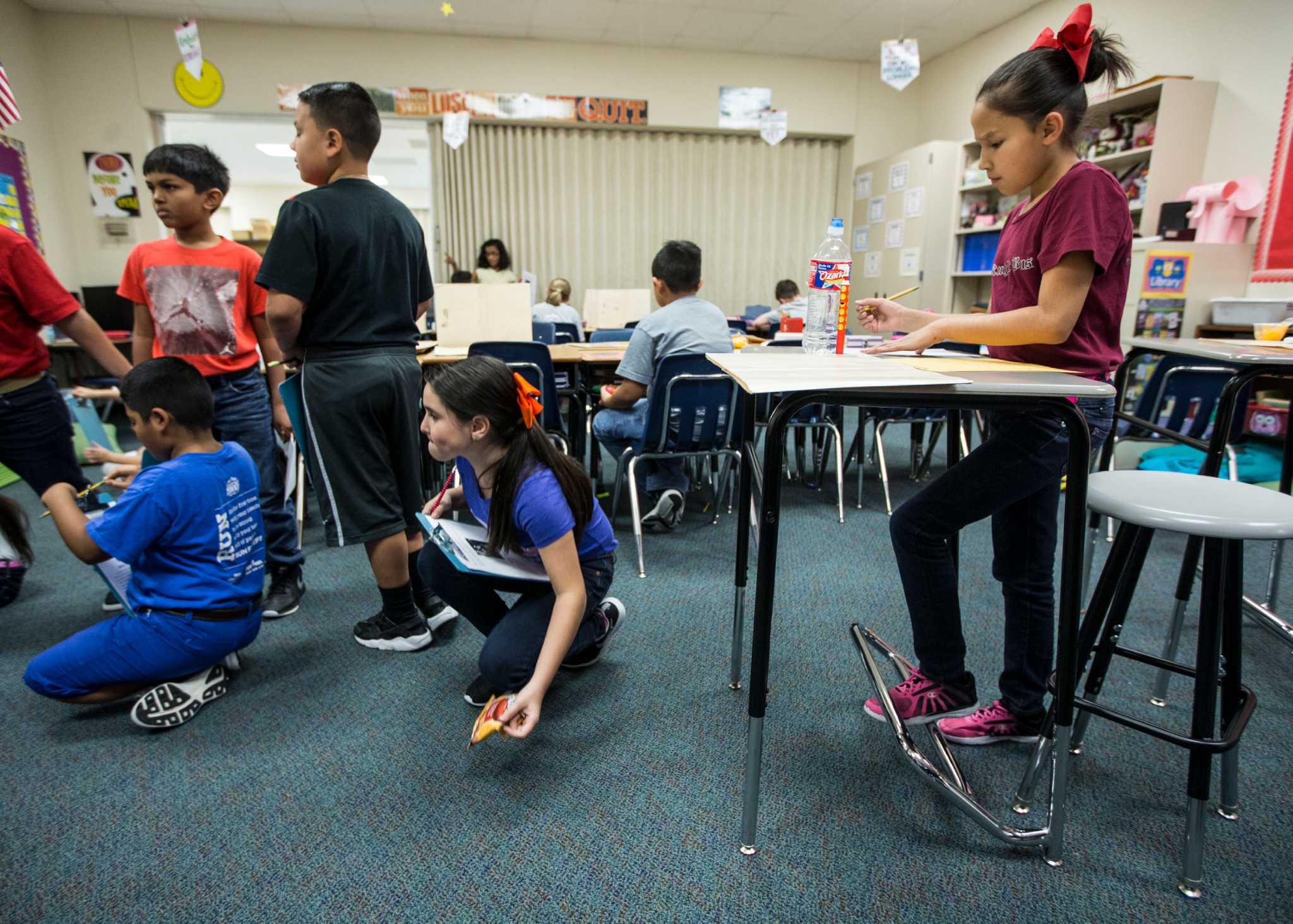 Fidgety furniture helps give students a leg up