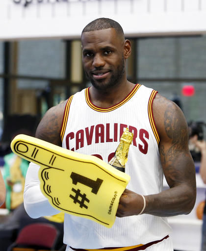 AP Interview: LeBron says "a personal goal" to match Jordan
