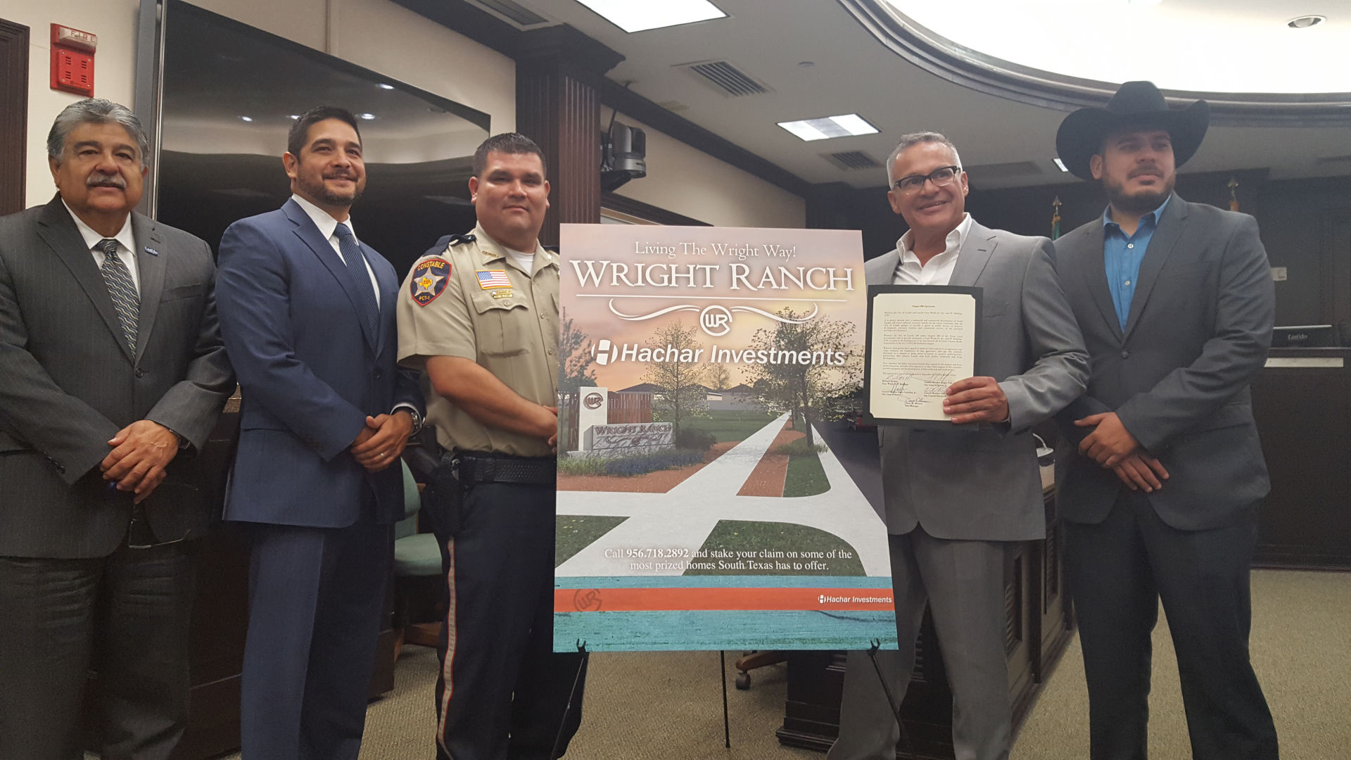 Hachar signs agreement with city for continued investment in south Laredo