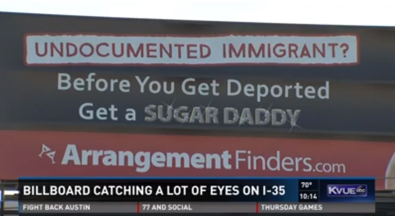 Austin billboard: 'Undocumented immigrant? Before you get deported get ...
