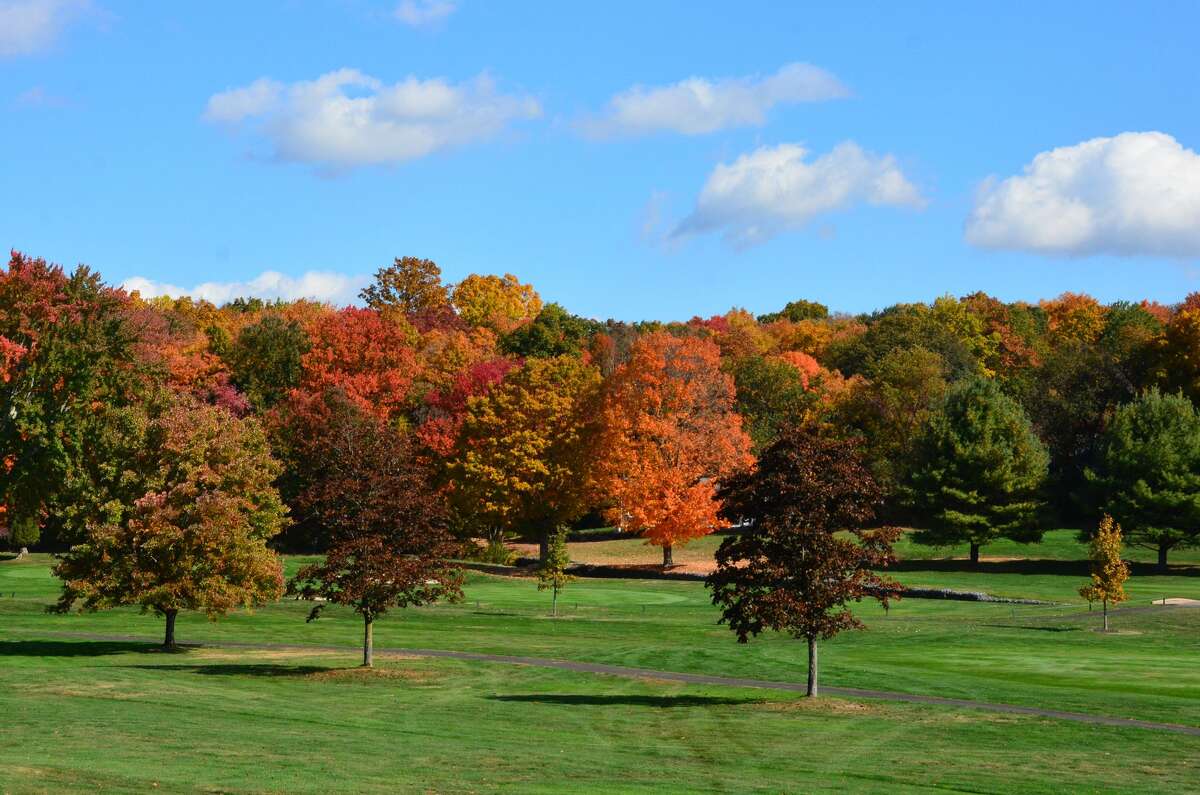 For the best fall-foliage vantage points, try the sky, rails or river