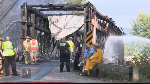 Covered bridge destroyed by fire deemed 'a terrible loss'