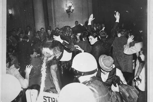 The day SFPD turned fire hoses on protesters at City Hall - SFChronicle.com