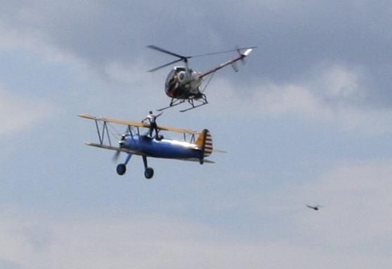 Wing walker dies after fall at Michigan air show