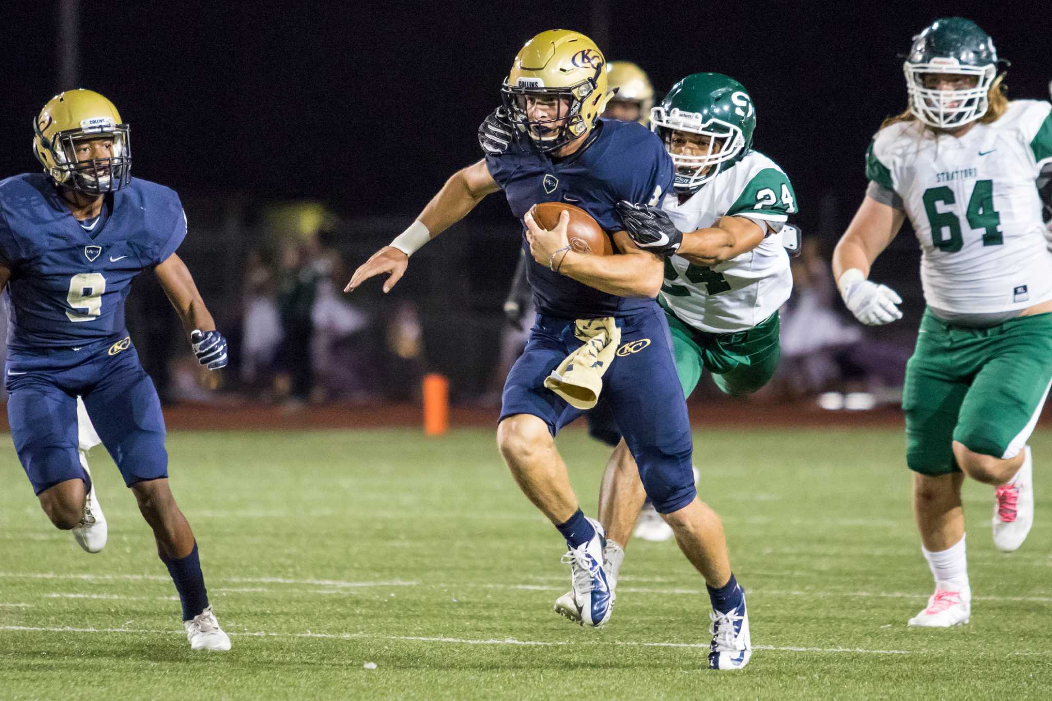 Klein Collins runs past Stratford into sole possession of first in ...