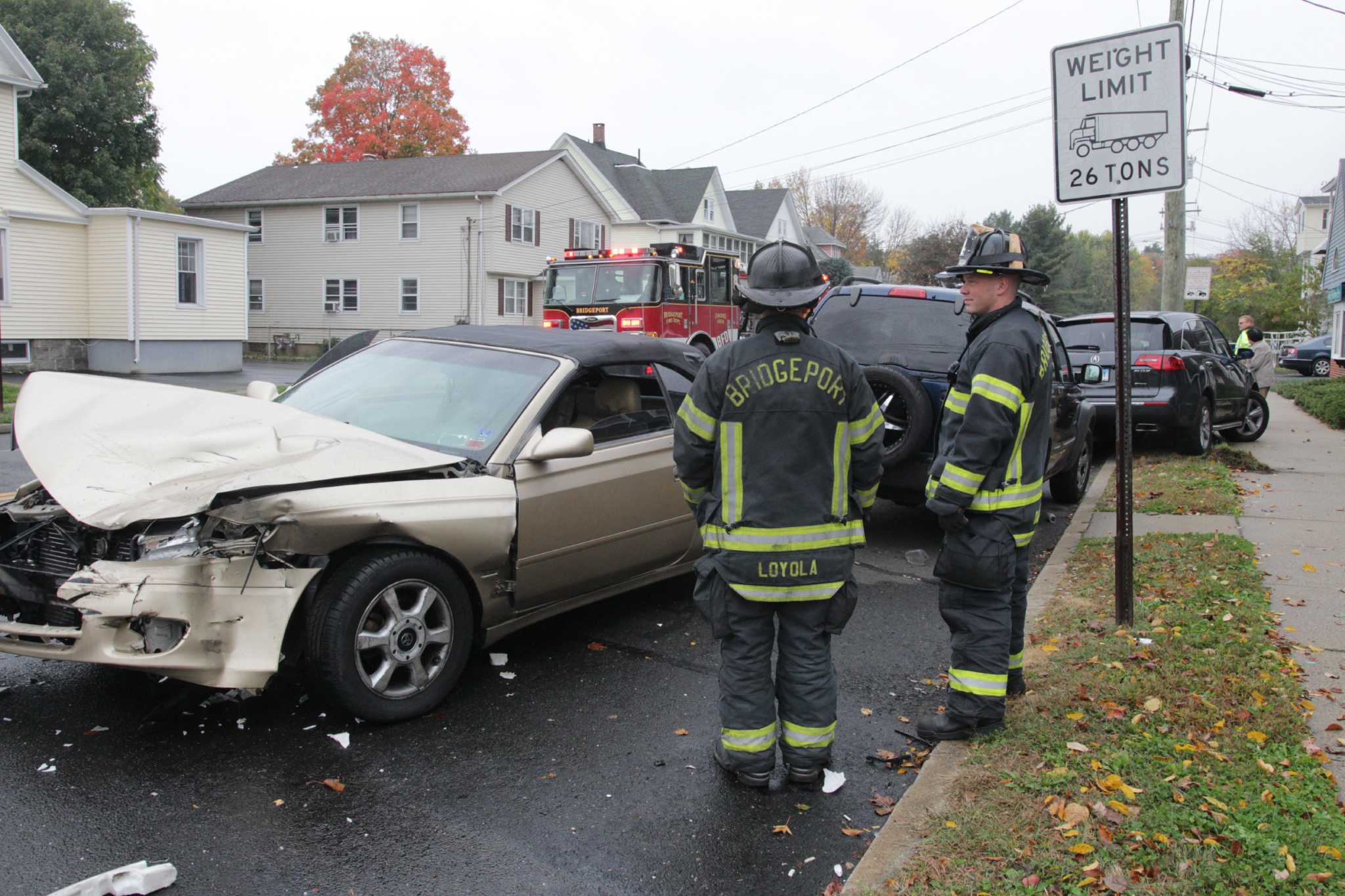 Multi-vehicle accident in Bridgeport