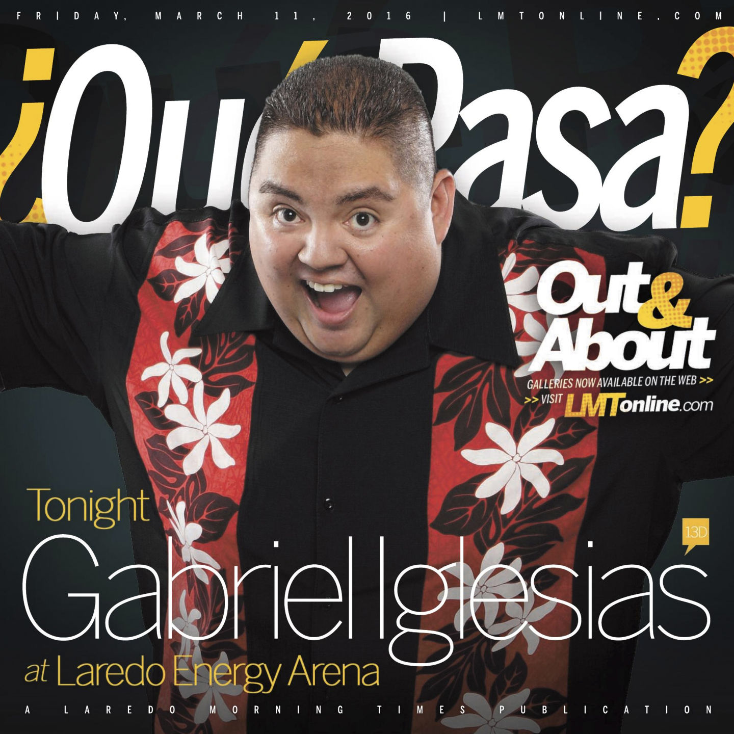 Laredo Energy Arena welcomes Gabriel "Fluffy" Iglesias comedy tour tonight