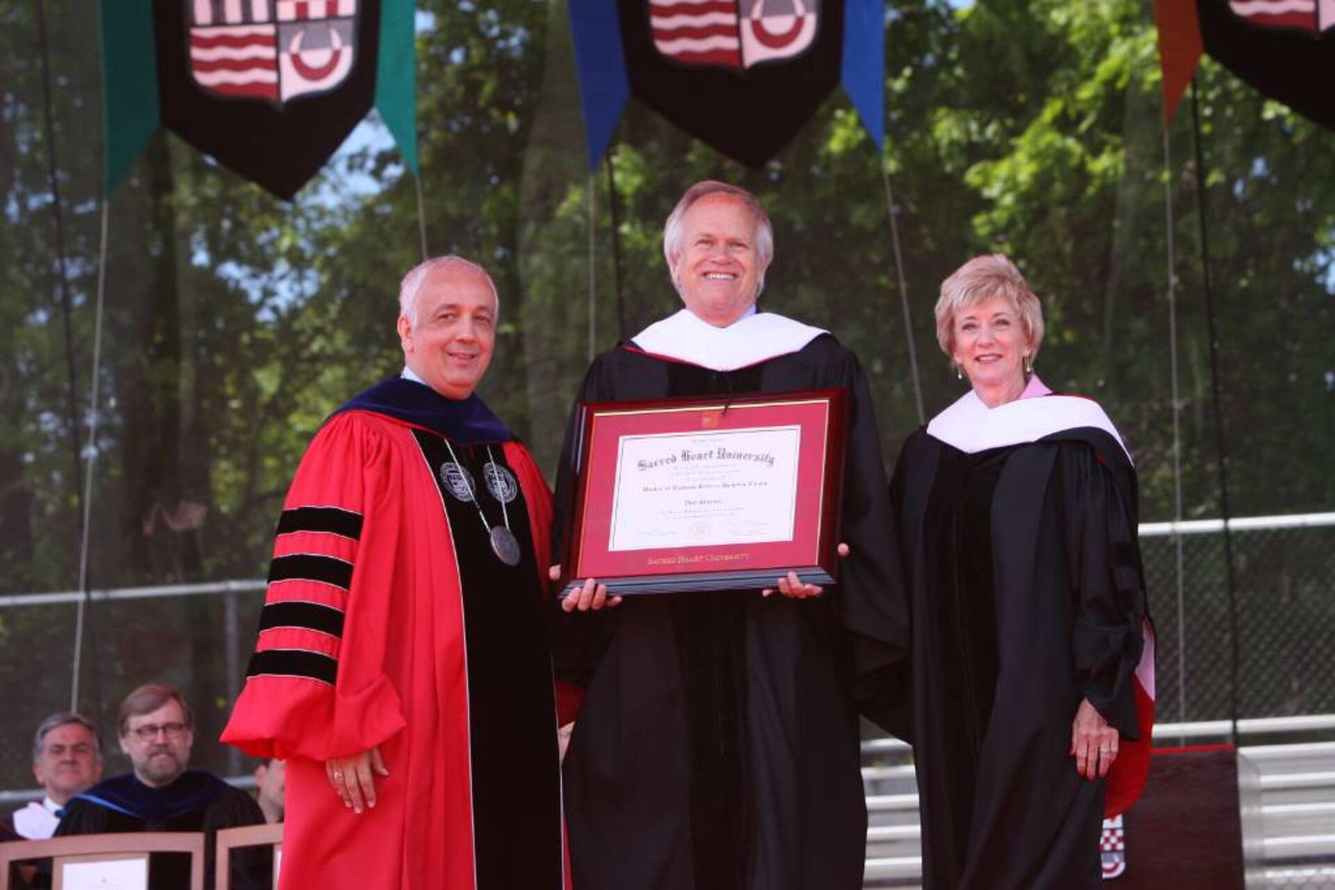 Classmate who gave of himself applauded at SHU graduation