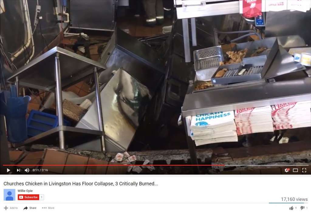 Floor of Texas Church's Chicken caves in, hospitalizes 3 in 'nearly ...