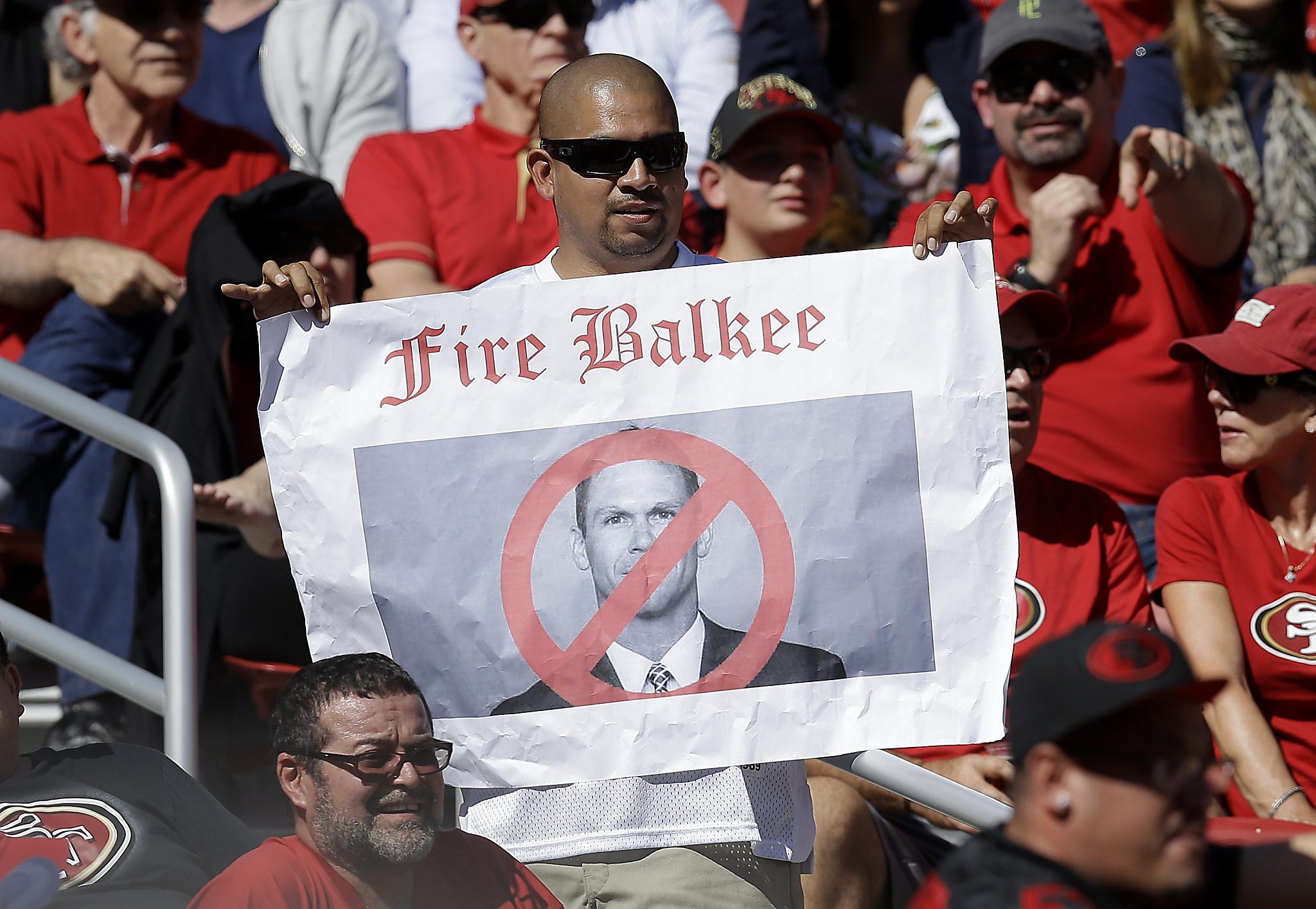 'Fire Baalke' plane grounded before 49ers game