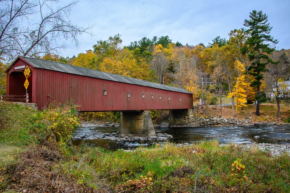 Iconic covered bridge to close during foliage season