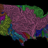 Very cool 3D maps show river basins in U.S., Europe - seattlepi.com