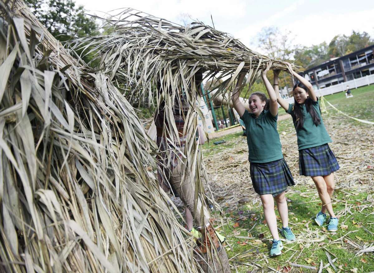 Greenwich Academy students build ‘wetu’ to get close to Native ...