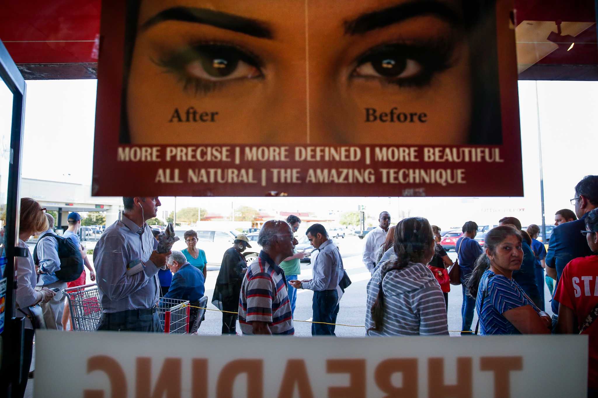 Record-busting early voting numbers and a new poll