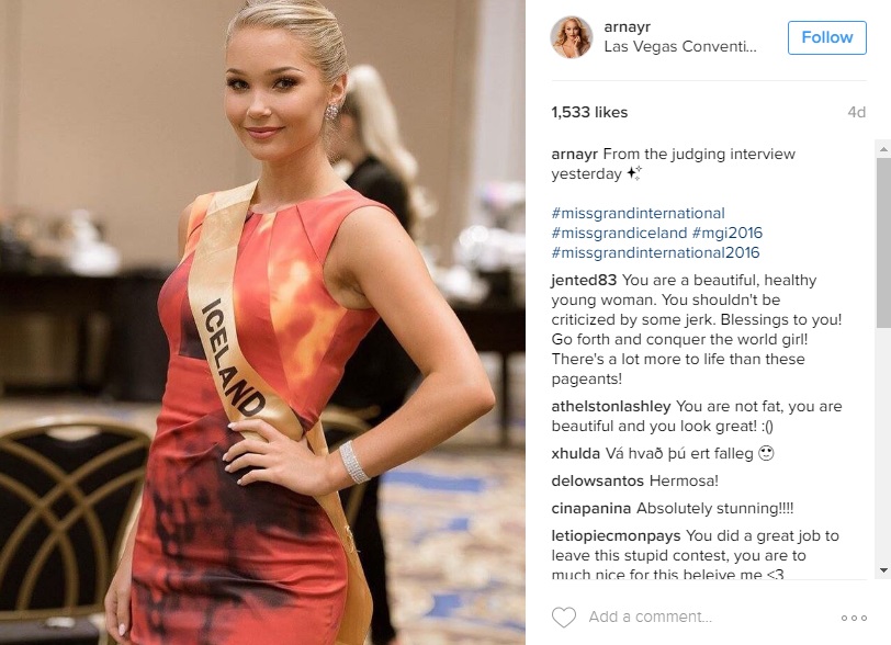 Miss Iceland Says She Quit Pageant After Being Told Shes Too Fat