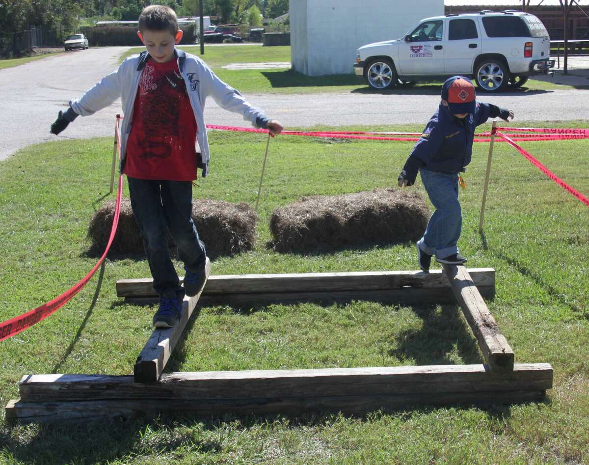 Cub Scouts spend a day adventuring in Stancil Park